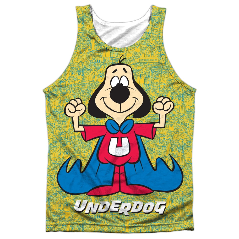 Underdog (Movie/TV) Men's Flexing Mens Tank White - Walmart.com