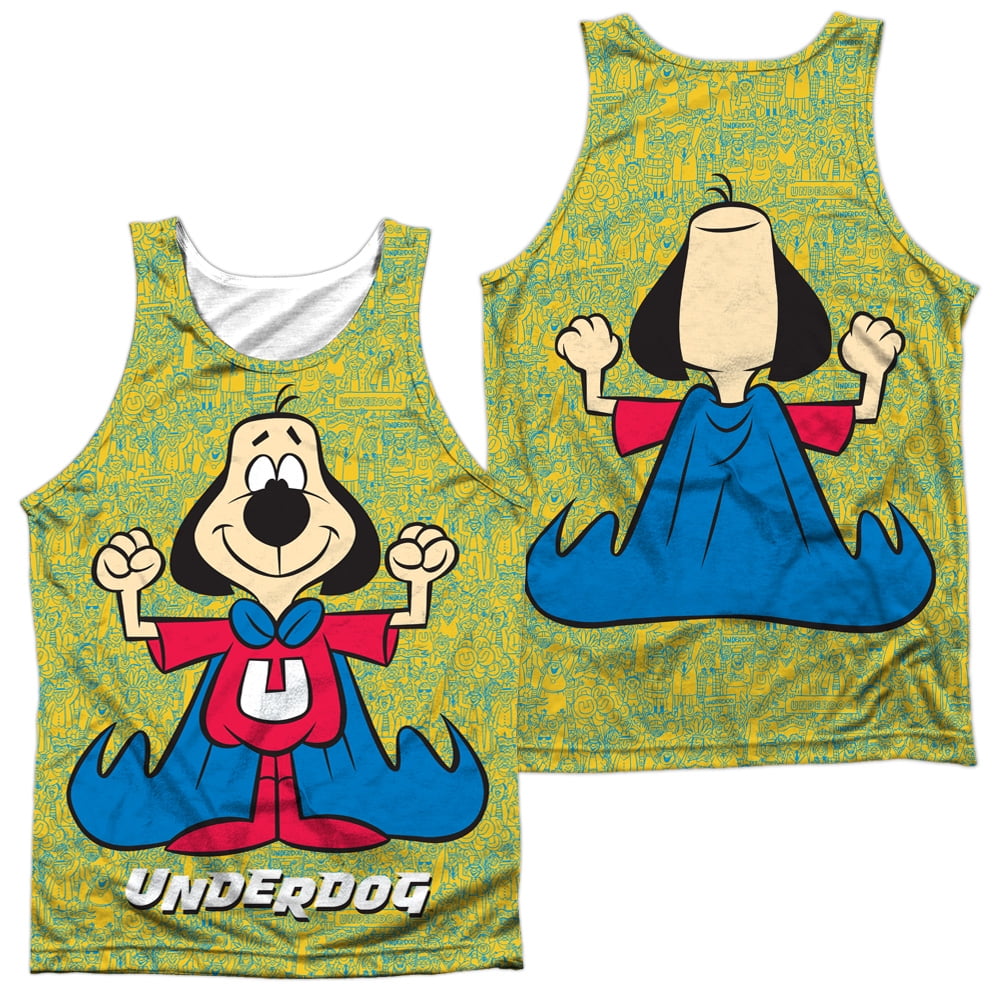 Underdog (Movie/TV) Men's Flexing Mens Tank White - Walmart.com