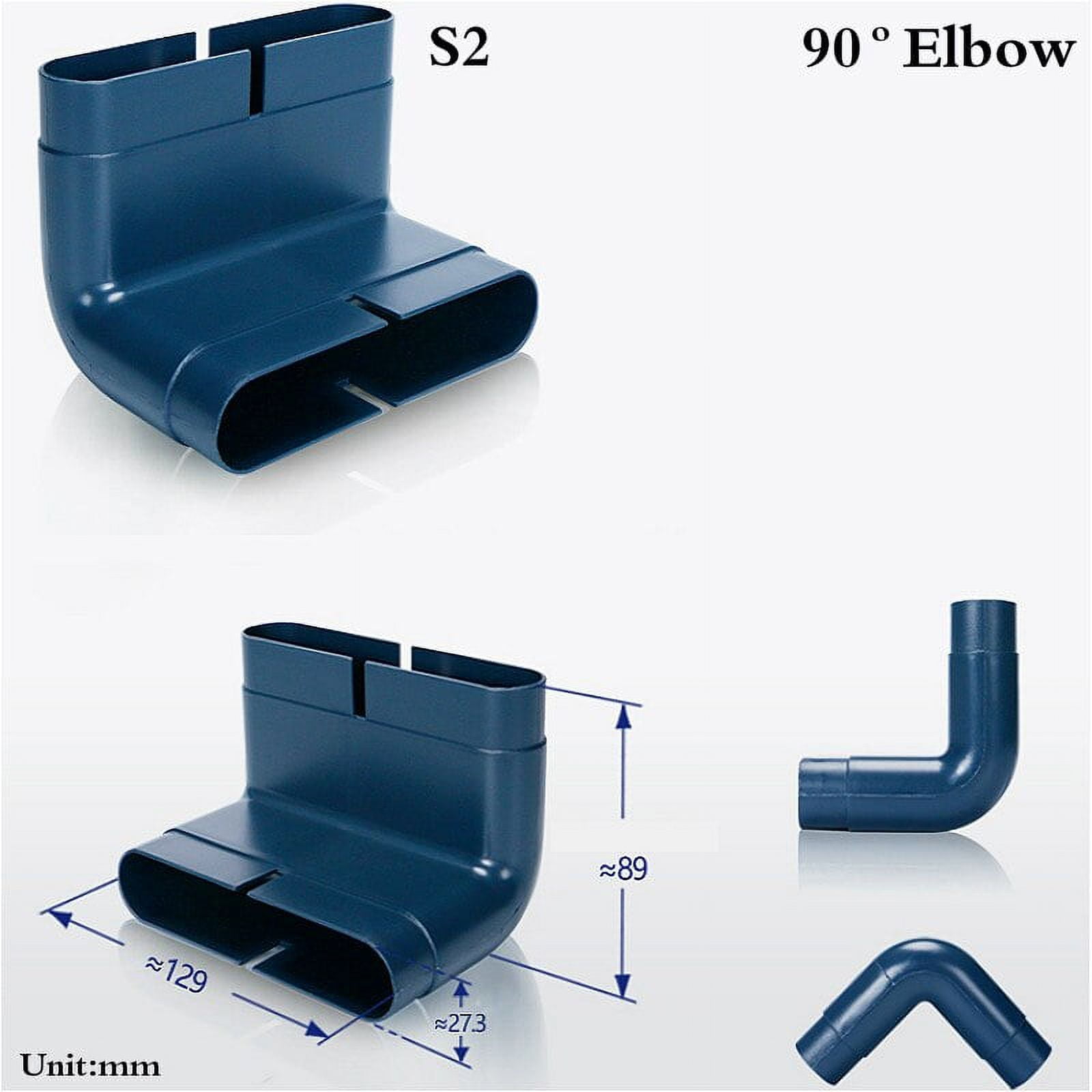 Underfloor Flat Air Duct ABS Plastic for Households - Walmart.com
