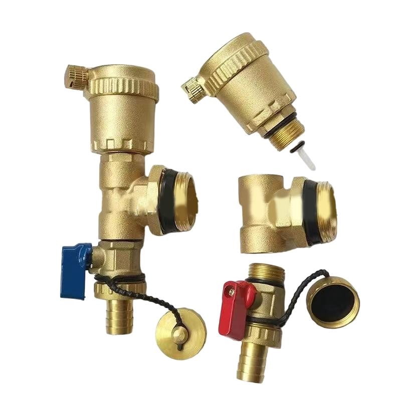 Underfloor Heating Manifold Air Vent Brass splitter Automatic air ...