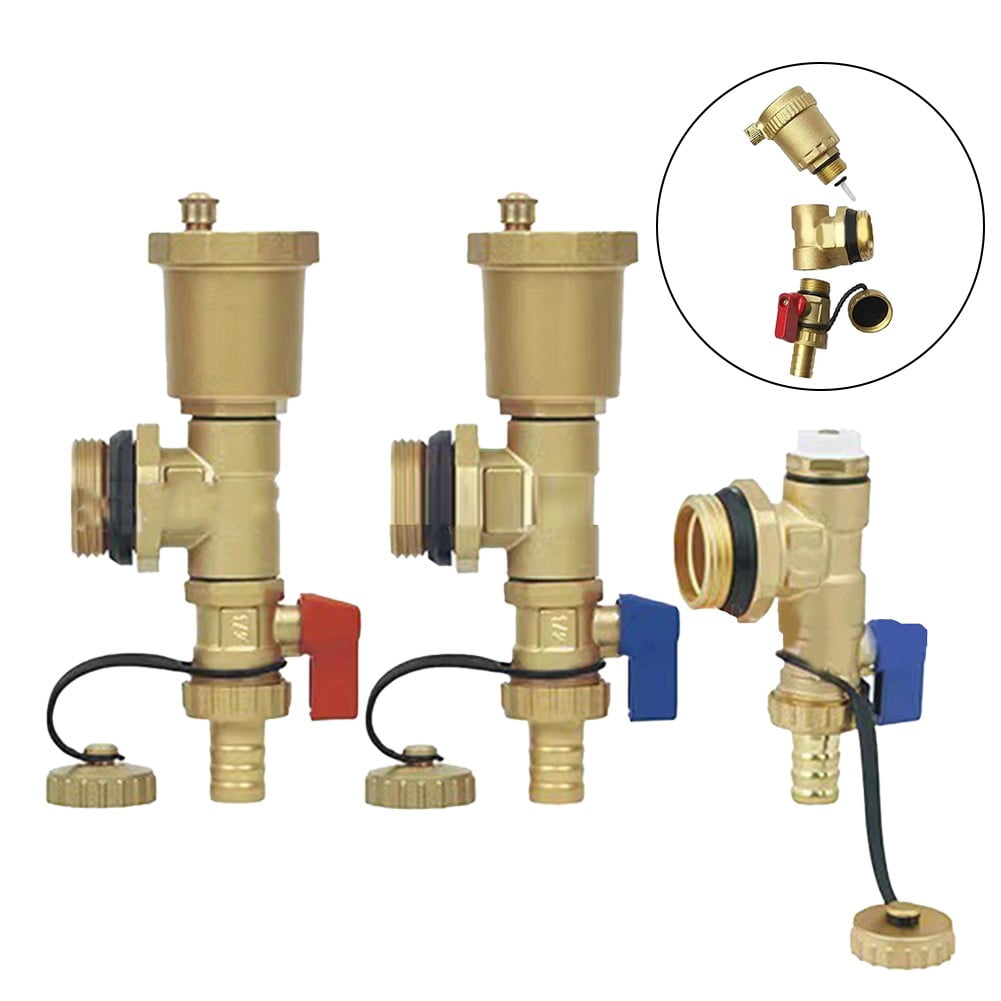 Underfloor Heating Manifold Air Vent Brass splitter Automatic air ...