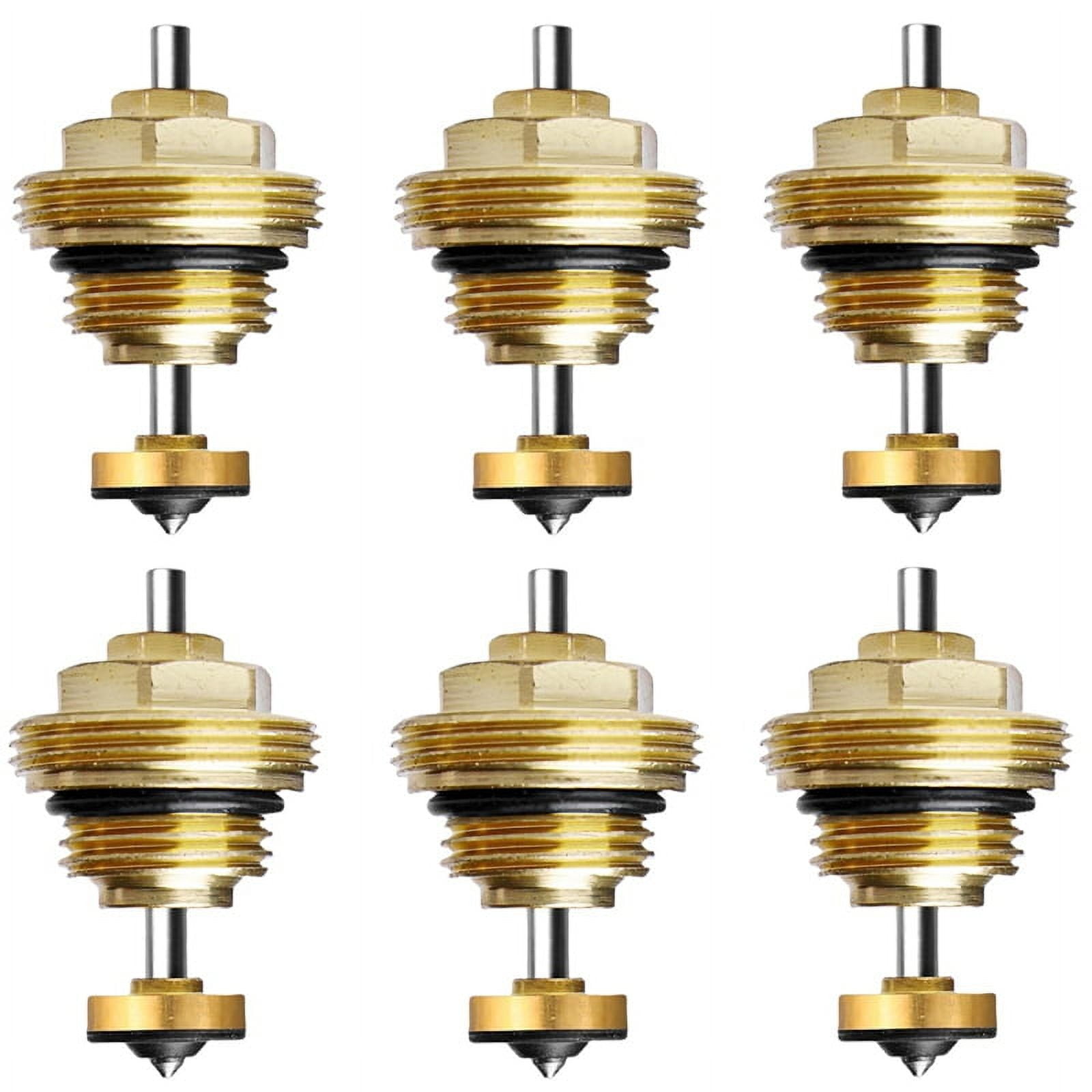 Underfloor Heating Manifold, Pack of 6 Return Pin Valve Core M30 X 1.5 ...