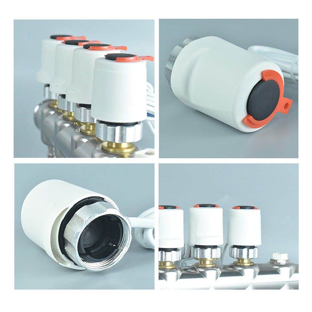 Underfloor Heating manifold actuator AC230v DC24V Normally Closed/Open ...