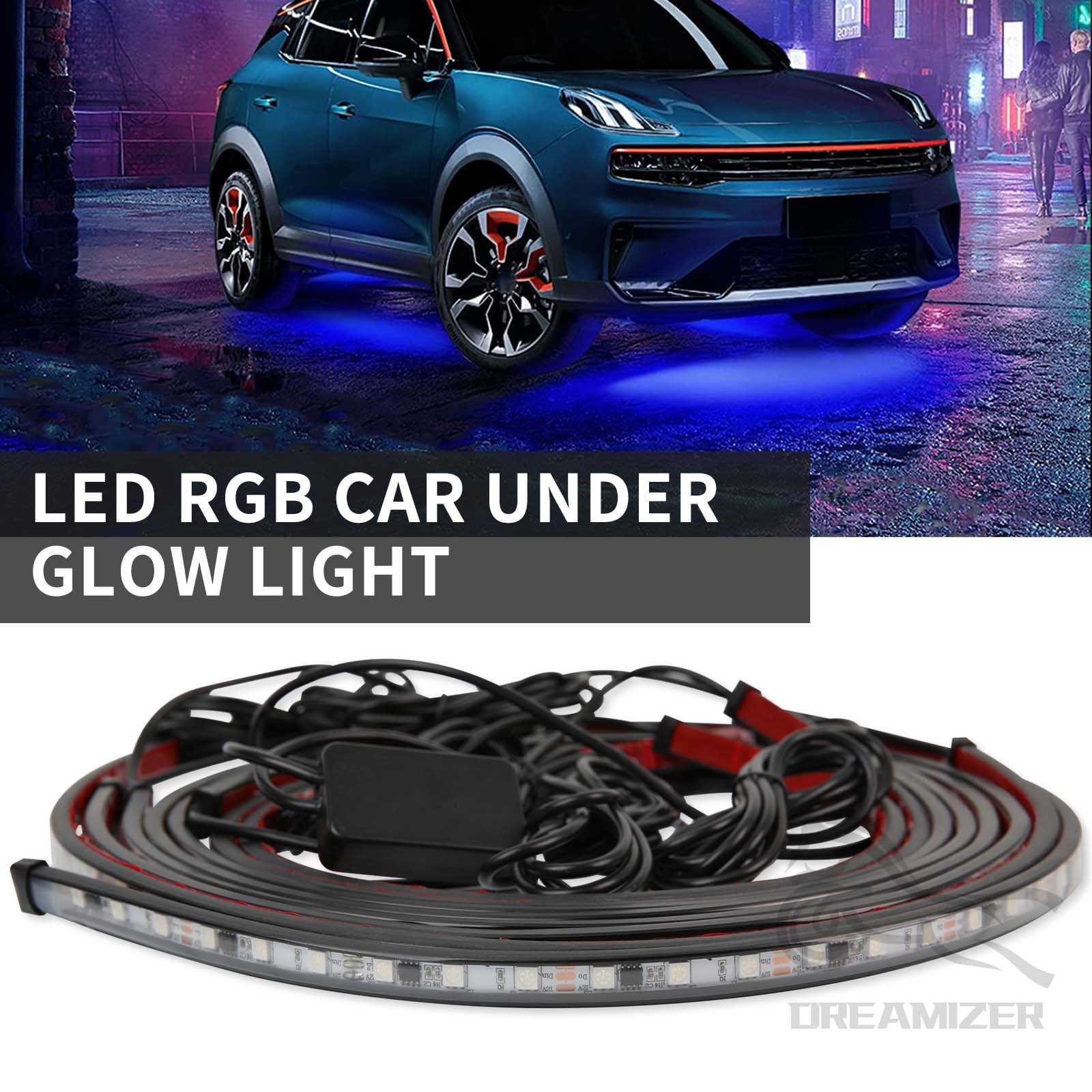 Underglow Bottom Light Remote/APP Control Flexible Waterproof LED Strip ...