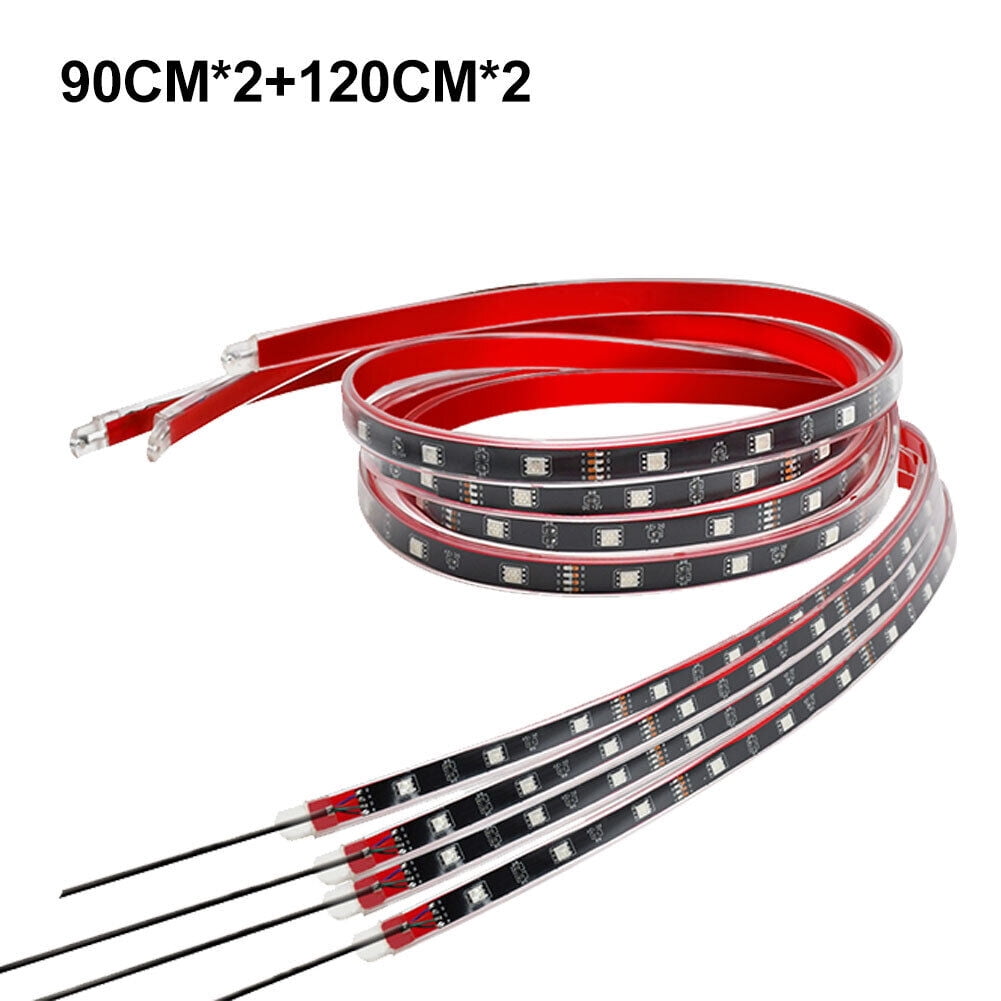 Underglow LED Lights 4Pcs Smart LED Rock Lights with RGB Color Changing ...