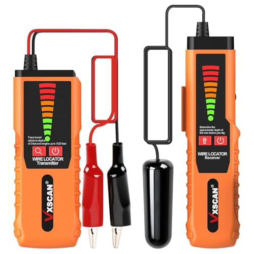 Underground Cable Locator, F04 Underground Wire Locator with Earphone ...