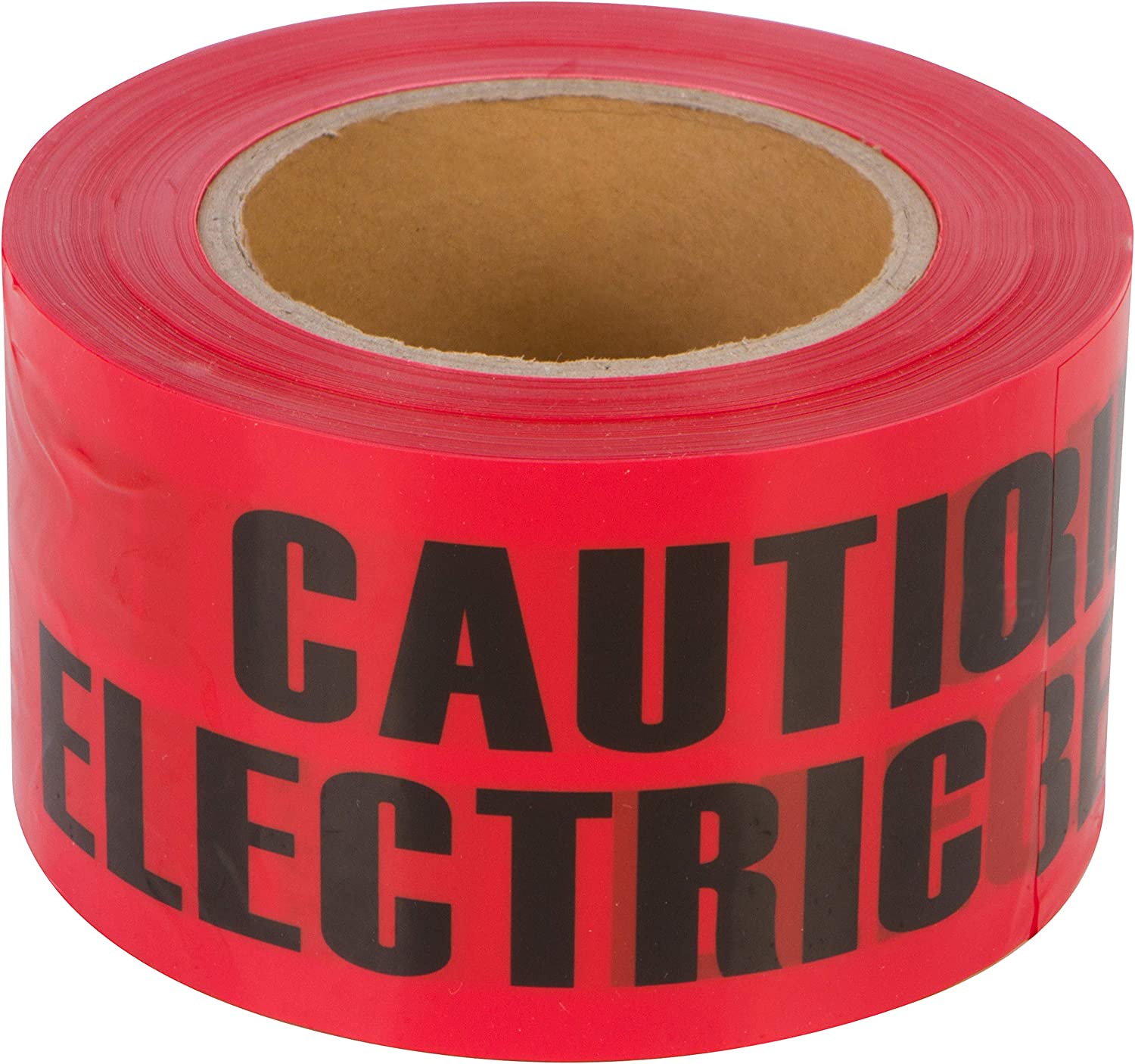 Underground Electrical Caution Tape – 3-inch Width – Detectable from 12-18 Inch Depths – Yellow ...