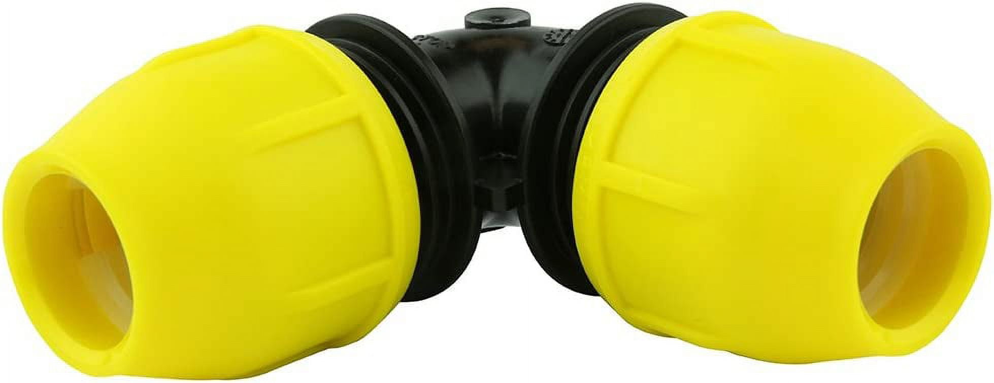 Underground IPS Yellow Poly Gas Pipe 90 Degree Elbow (1/2) - Walmart.com