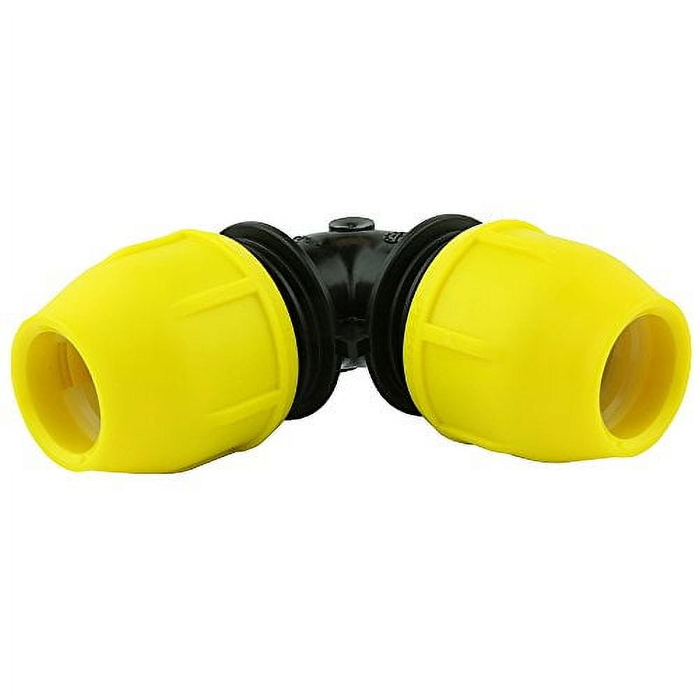 Underground IPS Yellow Poly Gas Pipe 90 Degree Elbow (3/4) - Walmart.com