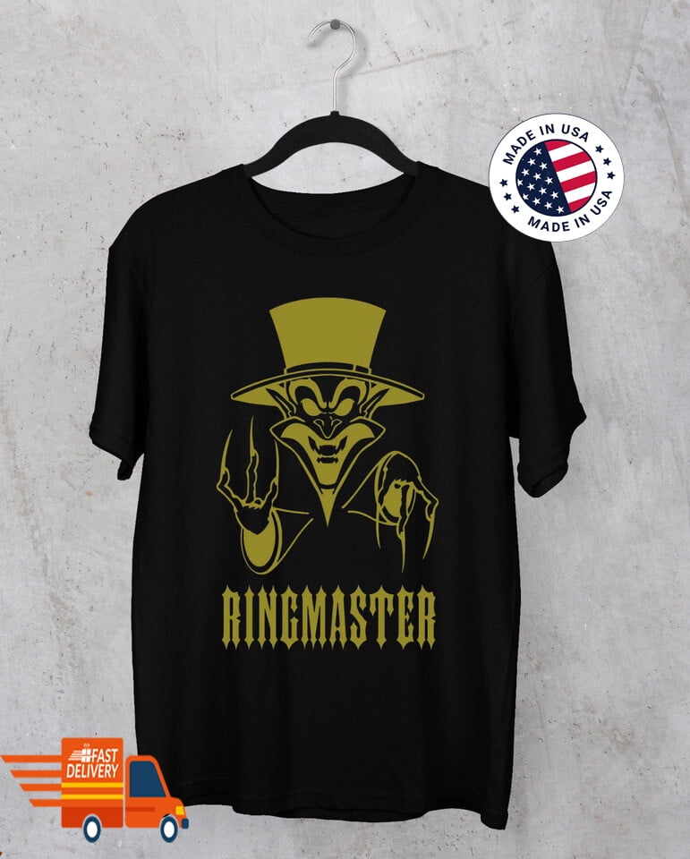 Underground Jester Carnival Ringmaster Graphic Black Cotton Shirt ...