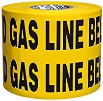 Underground Non-Detectable Tape: 6 in. x 1000 ft. (Yellow with Black ...
