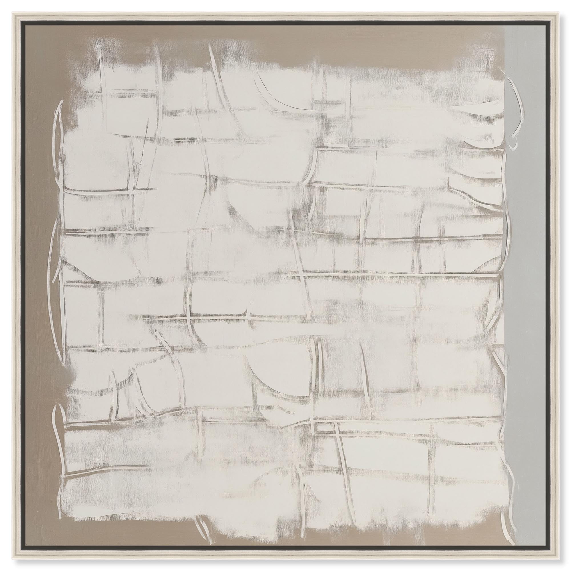 Underlying Order Canvas Boho Wall Art by Art Remedy, Silver Frame, 12 x ...