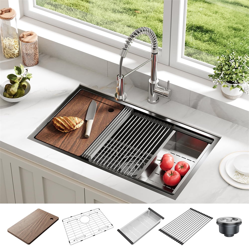 Undermount Kitchen Sink, Under Counter Sink, Stainless Steel Ledge ...