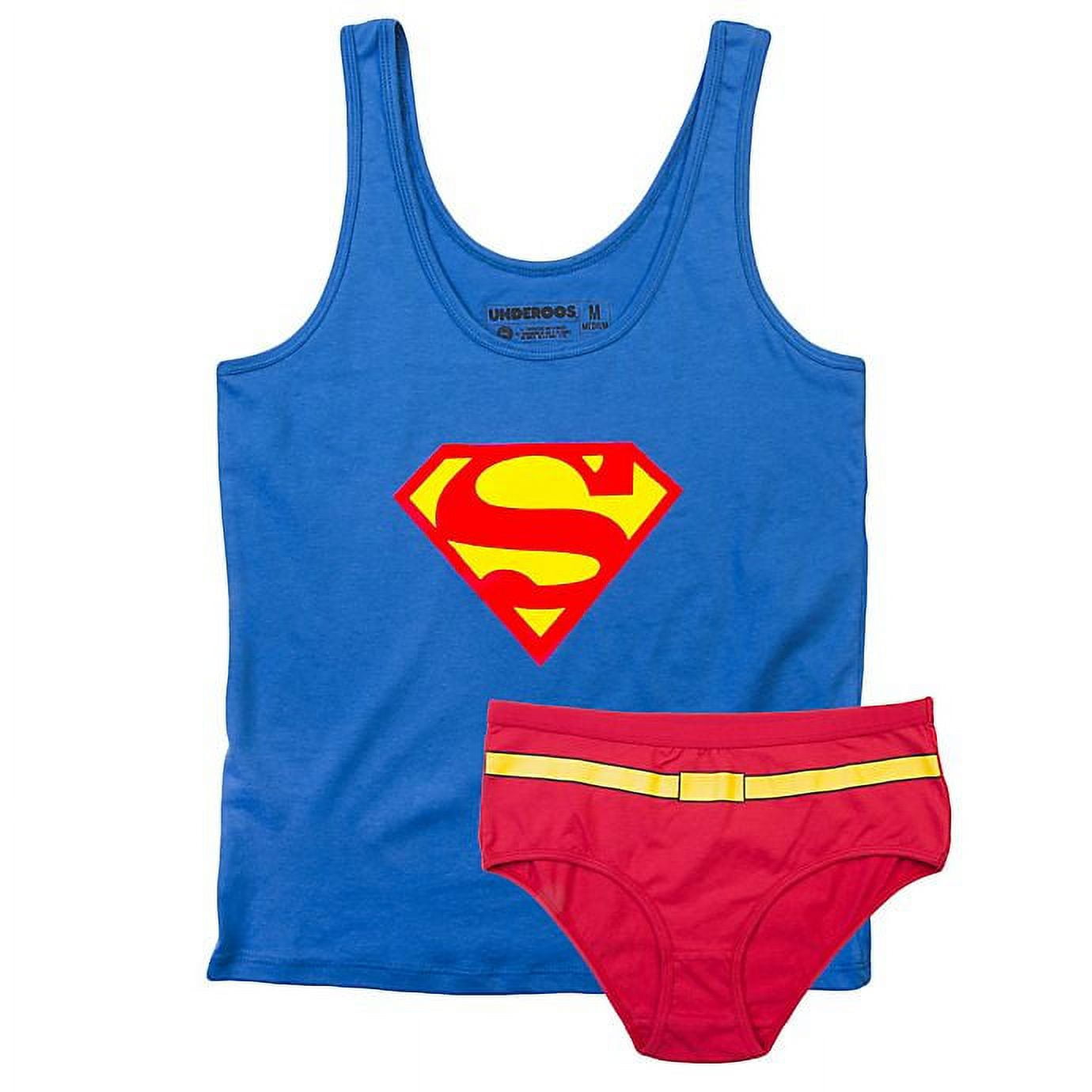Underoos DC Comics Supergirl Juniors Tank/Underwear Set in Large ...