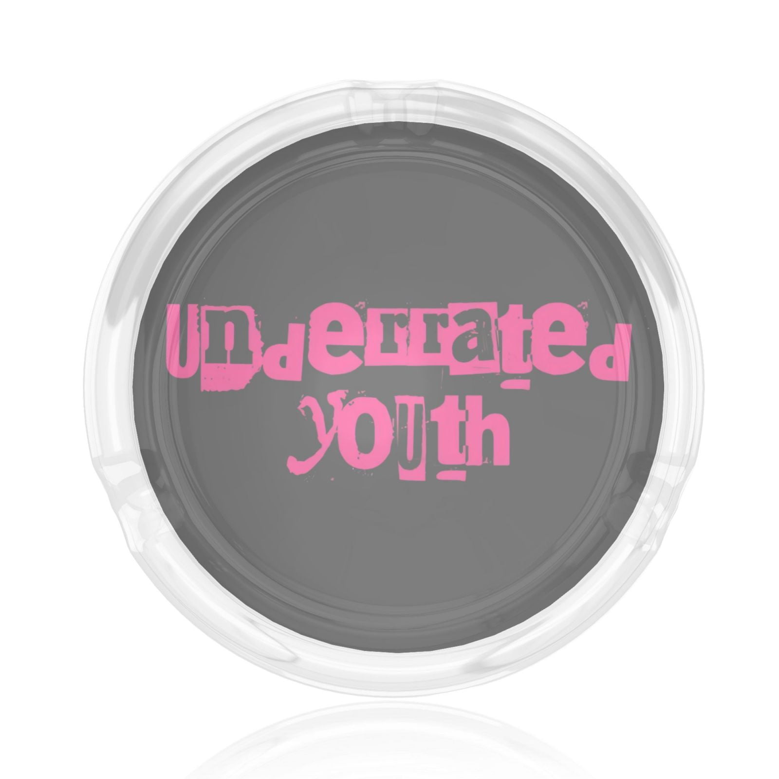 Underrated Youth Yungblud Round Glass Ashtray 3d Printing For Indoor ...