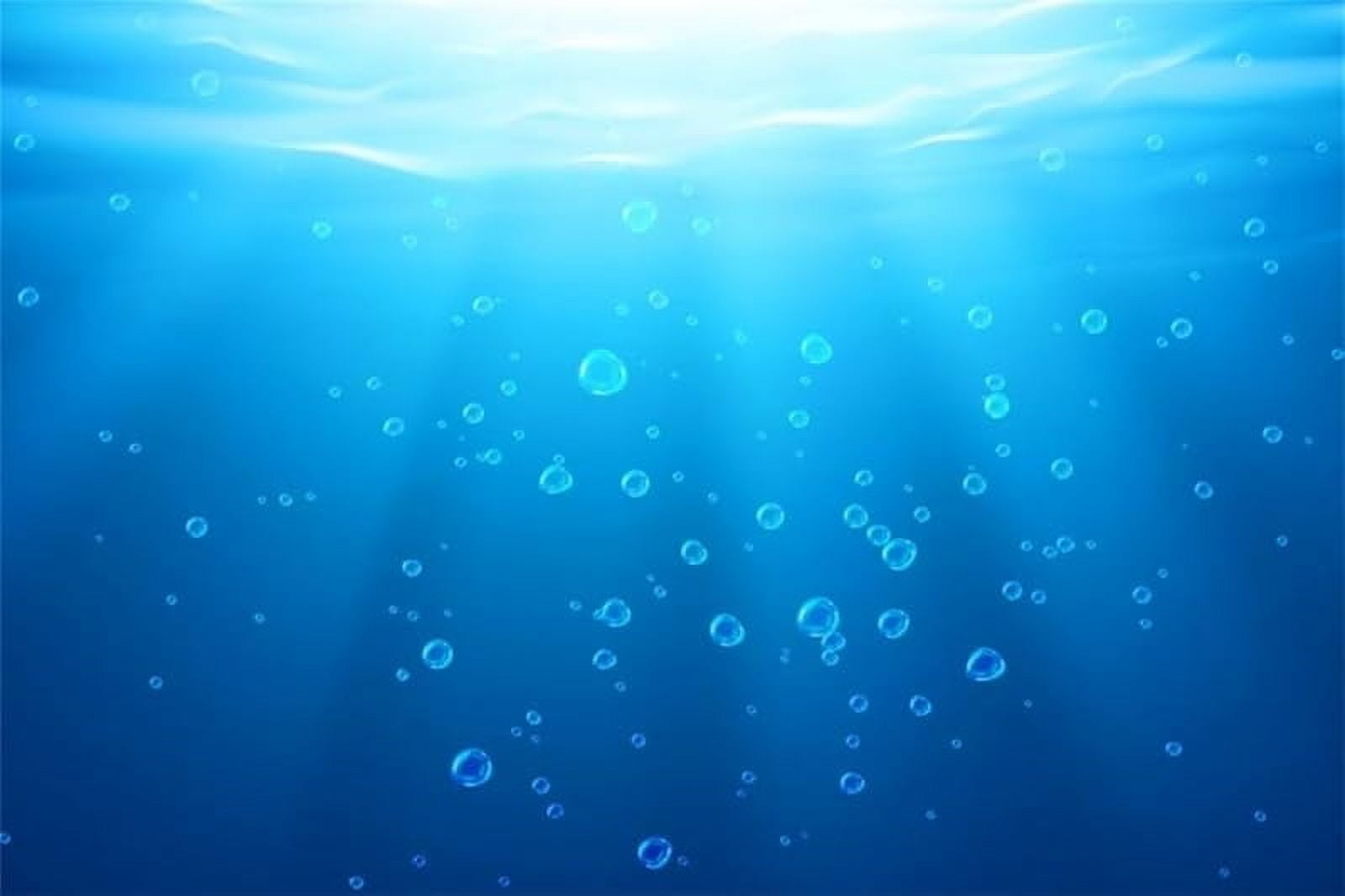 Undersea Backdrop Blue Sea Underwater Photography Background Seascape ...