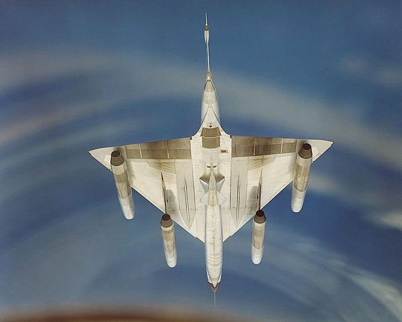 Underside of Convair B-58 Hustler Bomber - 20x30 Inch Glossy Laminated ...