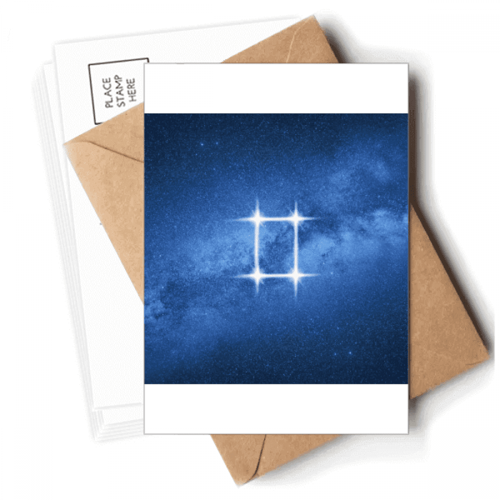 Understanding Beautiful Lucky Stars Postcards Envelopes Blank Note ...