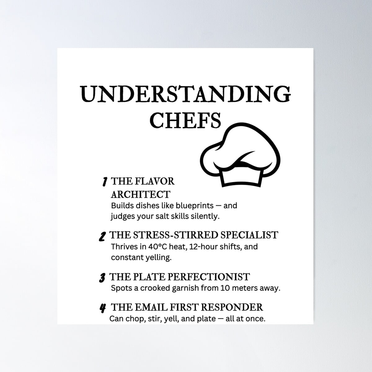 Understanding Chefs – Funny Culinary Quotes For Kitchen Pros & Food ...