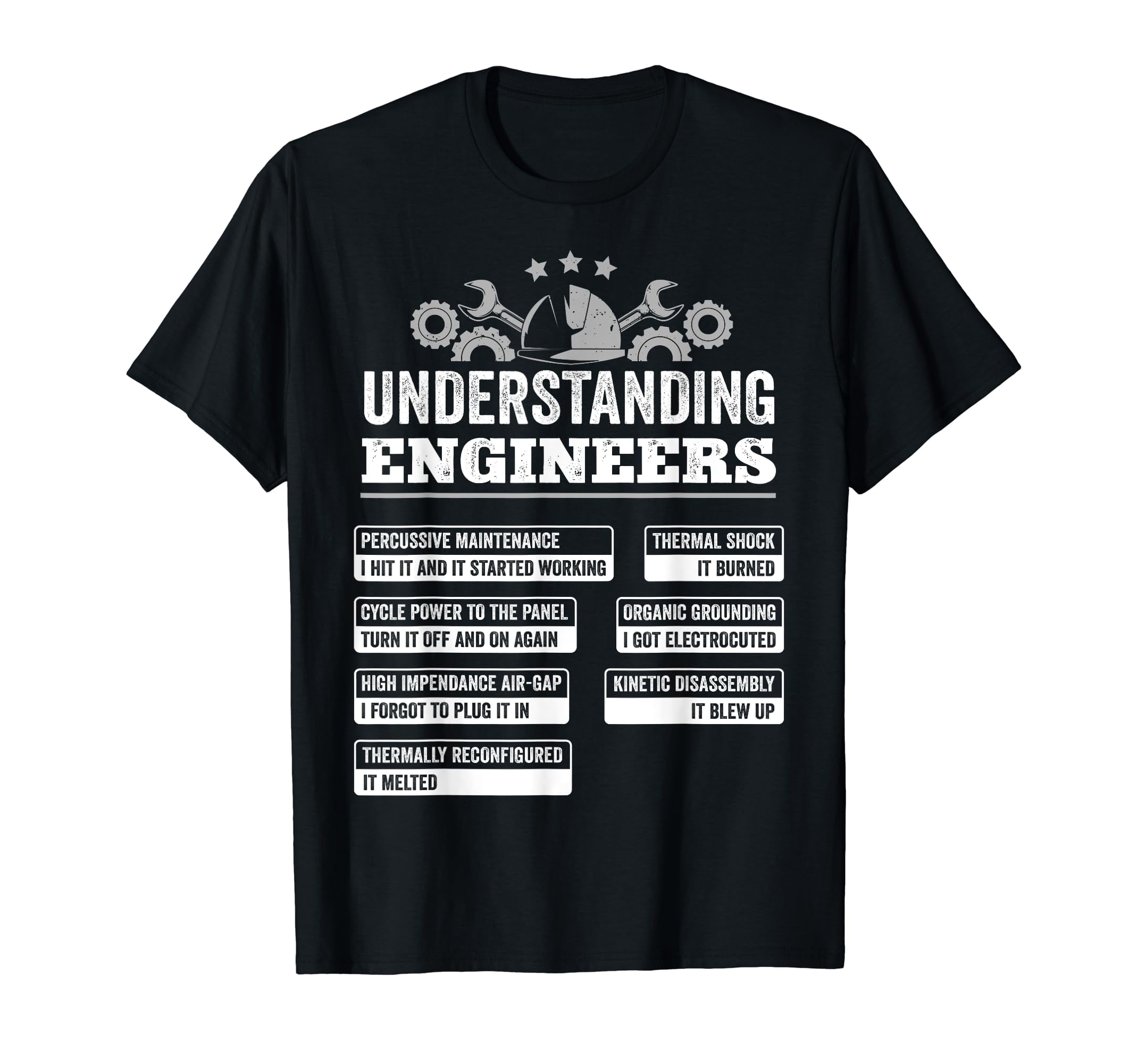 Understanding Engineers Funny Mechanical Engineering Men Casual T-Shirt - Walmart.com