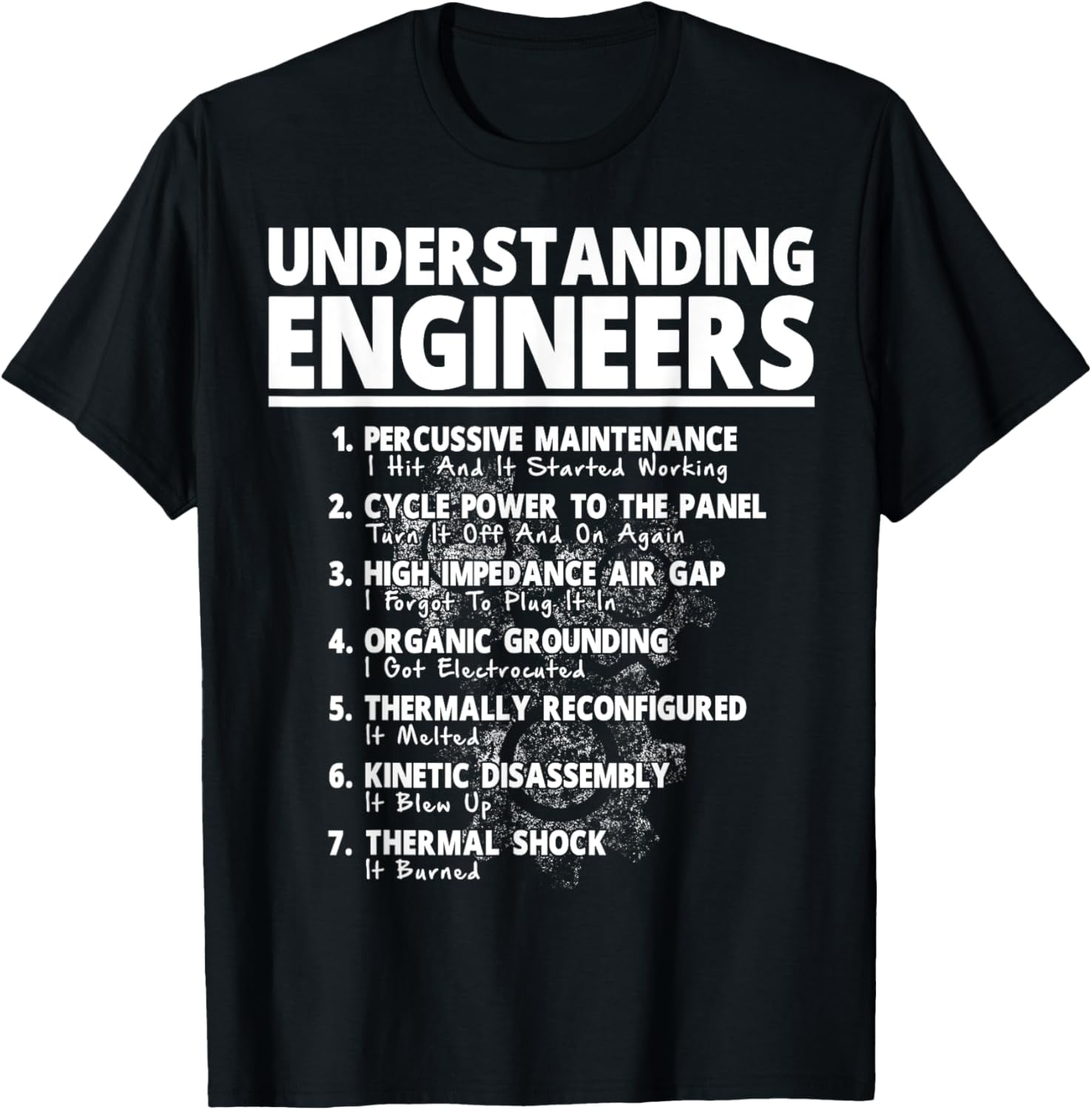 Understanding Engineers Funny Sarcastic Engineering T-Shirt - Walmart.com