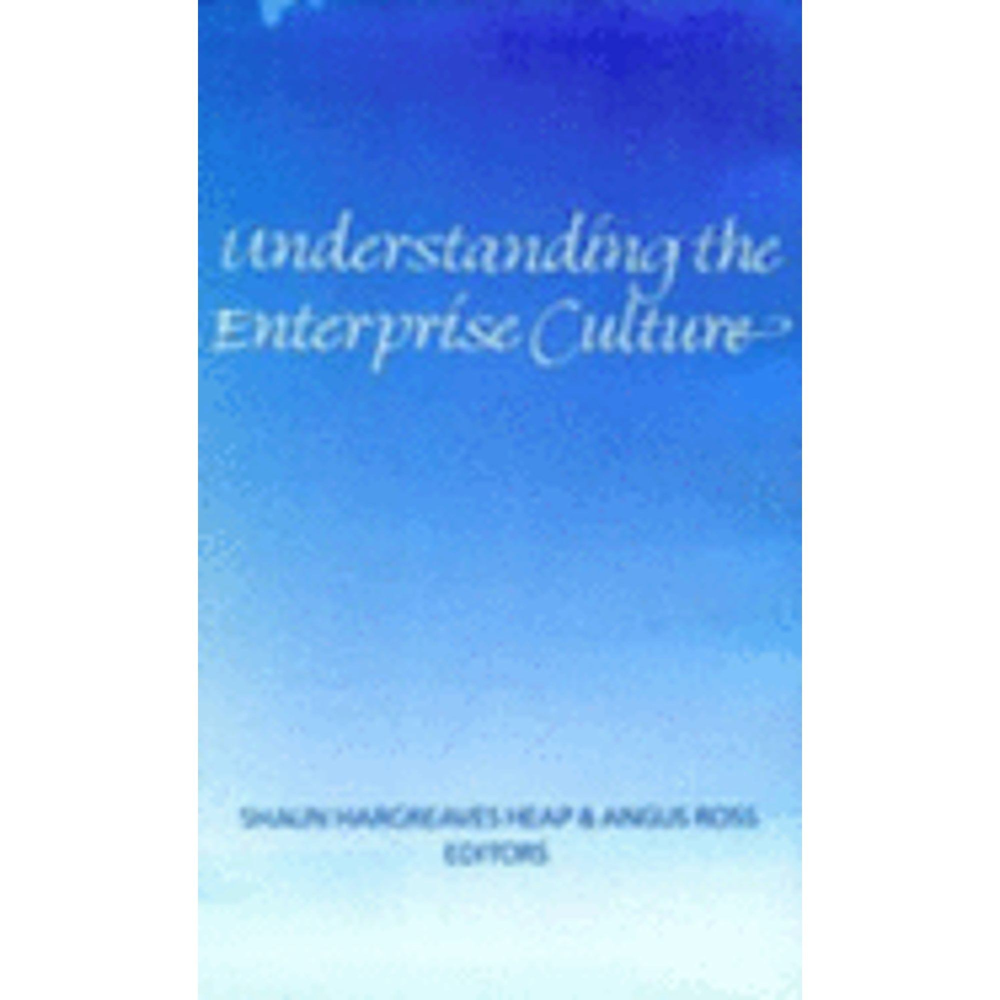 Pre-Owned Understanding the Enterprise Culture: Themes in Work of Mary Douglas ( Hardcover ...