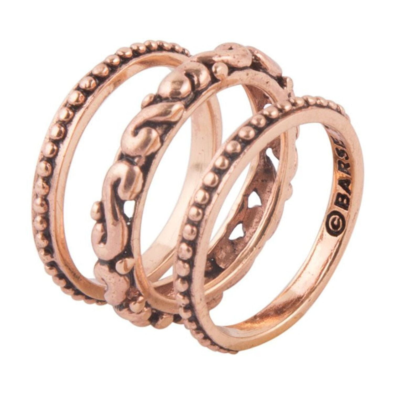 Understated Copper Stack Ring - Walmart.com