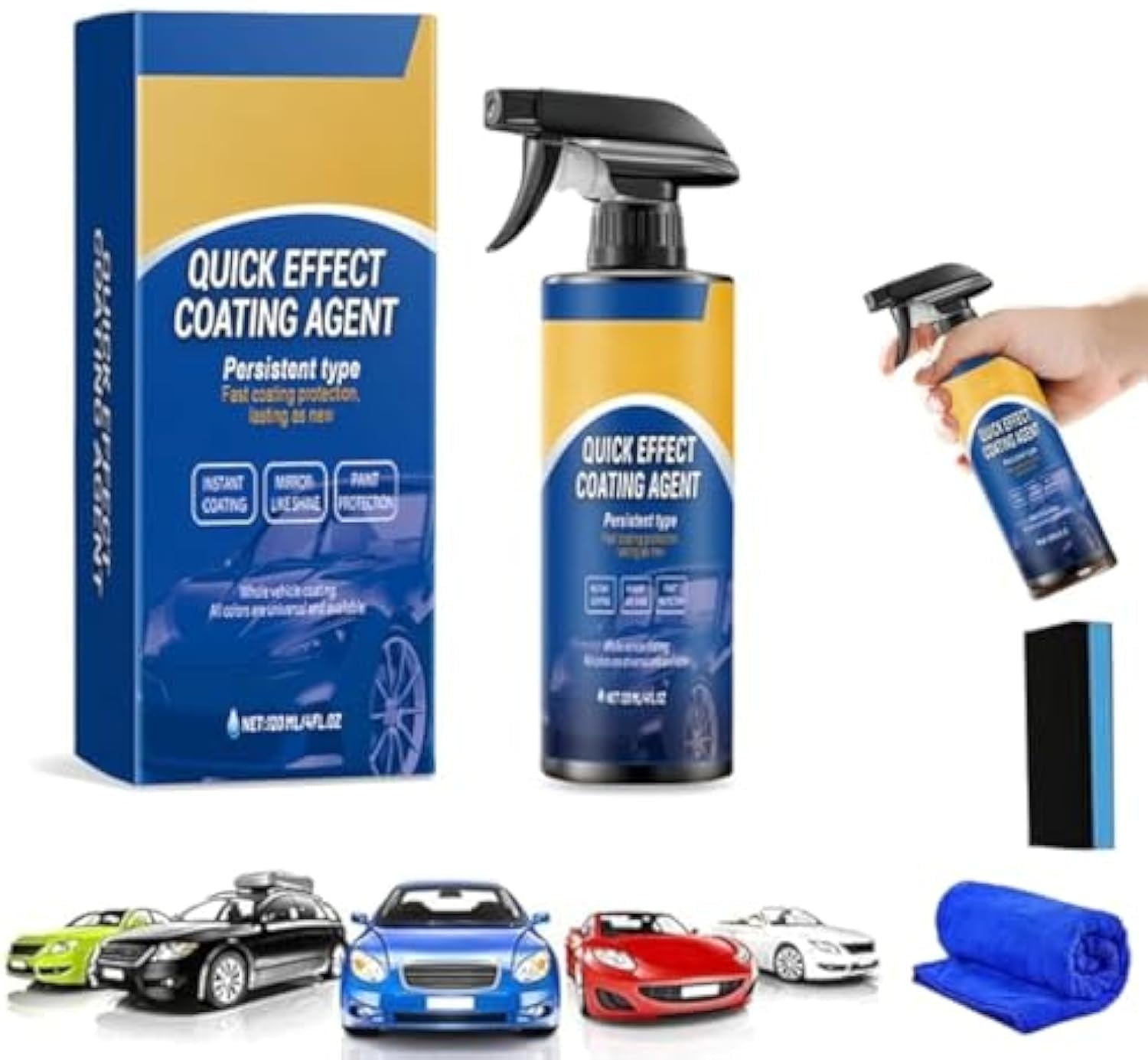 Undersunnie Car Spray, Nano Quick Coat Restore, 3-in-1 Undersunnie Car Spray Waterless Wash ...