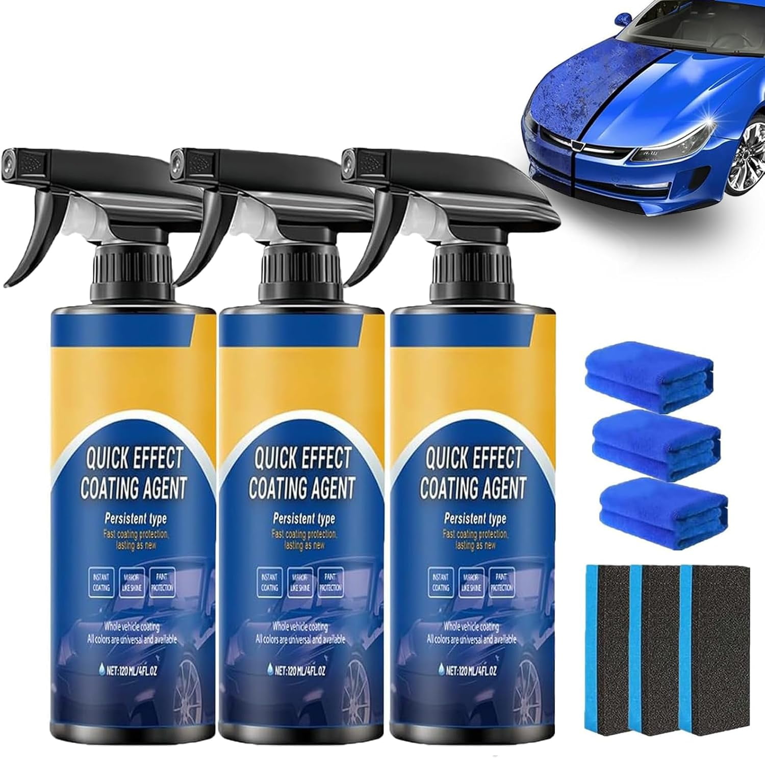 Undersunny Car Shine, Quick Effect Coating Agent for Car, 2025 New ...