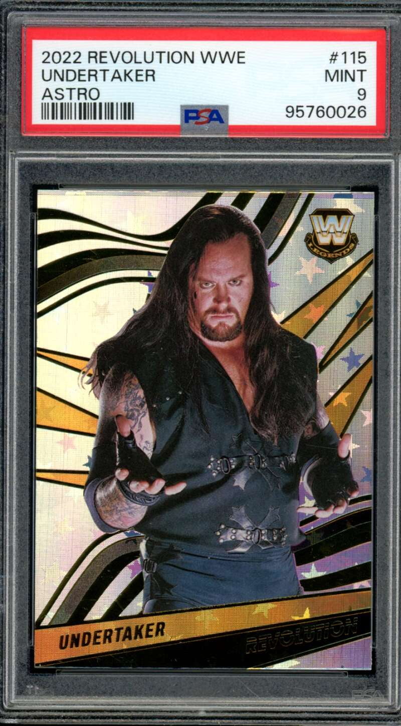 Undertaker Card 2022 Revolution WWE Astro (pop 2) #115 PSA 9 - Walmart.com