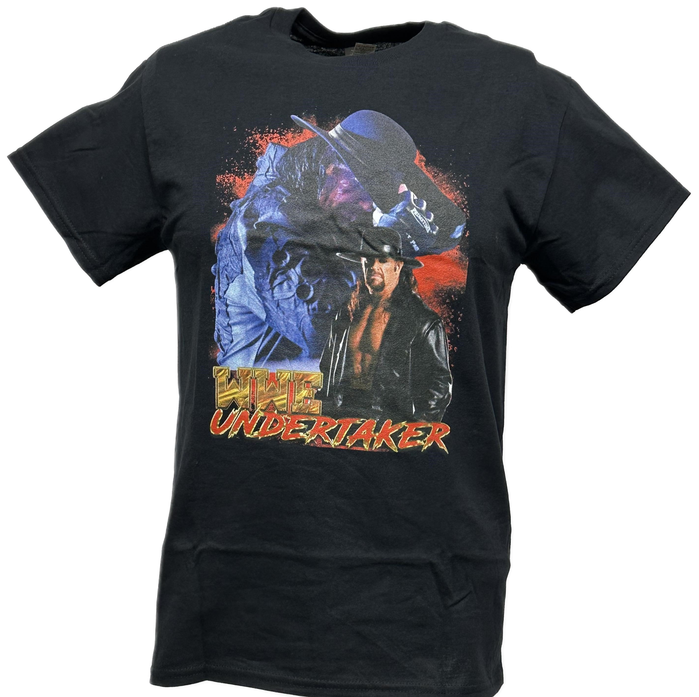 Undertaker Hat Tilt Duo Mens Black T-shirt WWE - Walmart.com