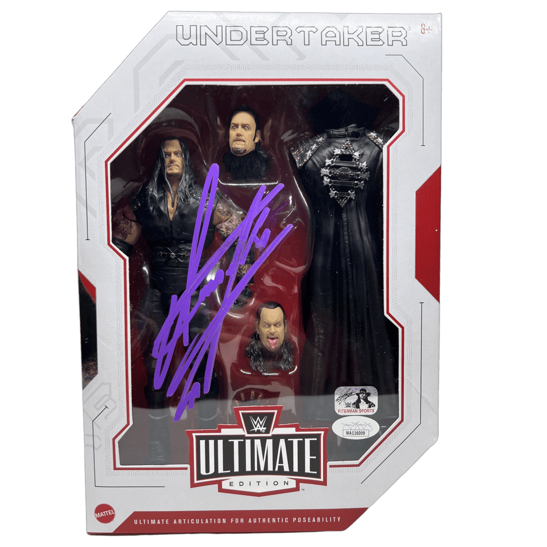 Undertaker Signed Autographed Ultimate Action Figure JSA Authenticated ...