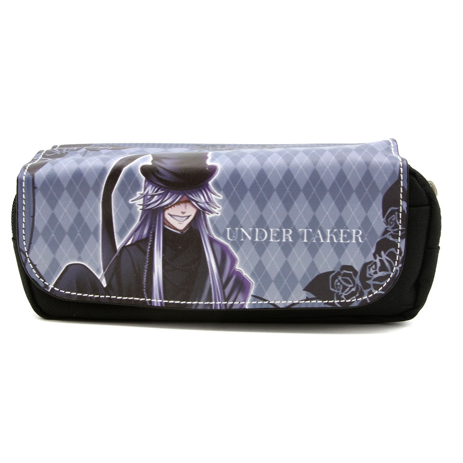 Undertaker Style A - Black Butler 7x4" Clutch Pencil Bag - Walmart.com