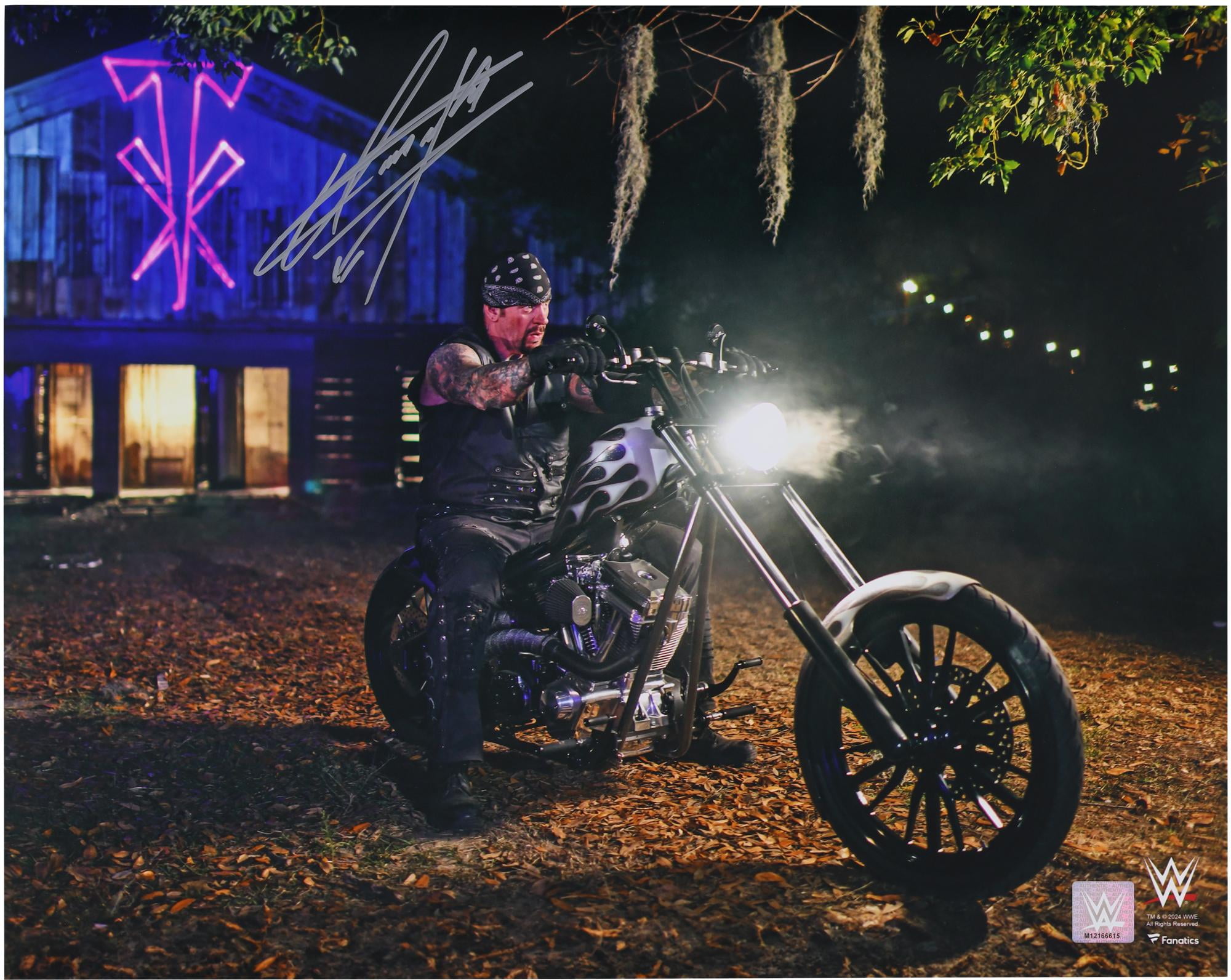 Undertaker WWE Autographed 16" x 20" WrestleMania 36 Boneyard Match on ...