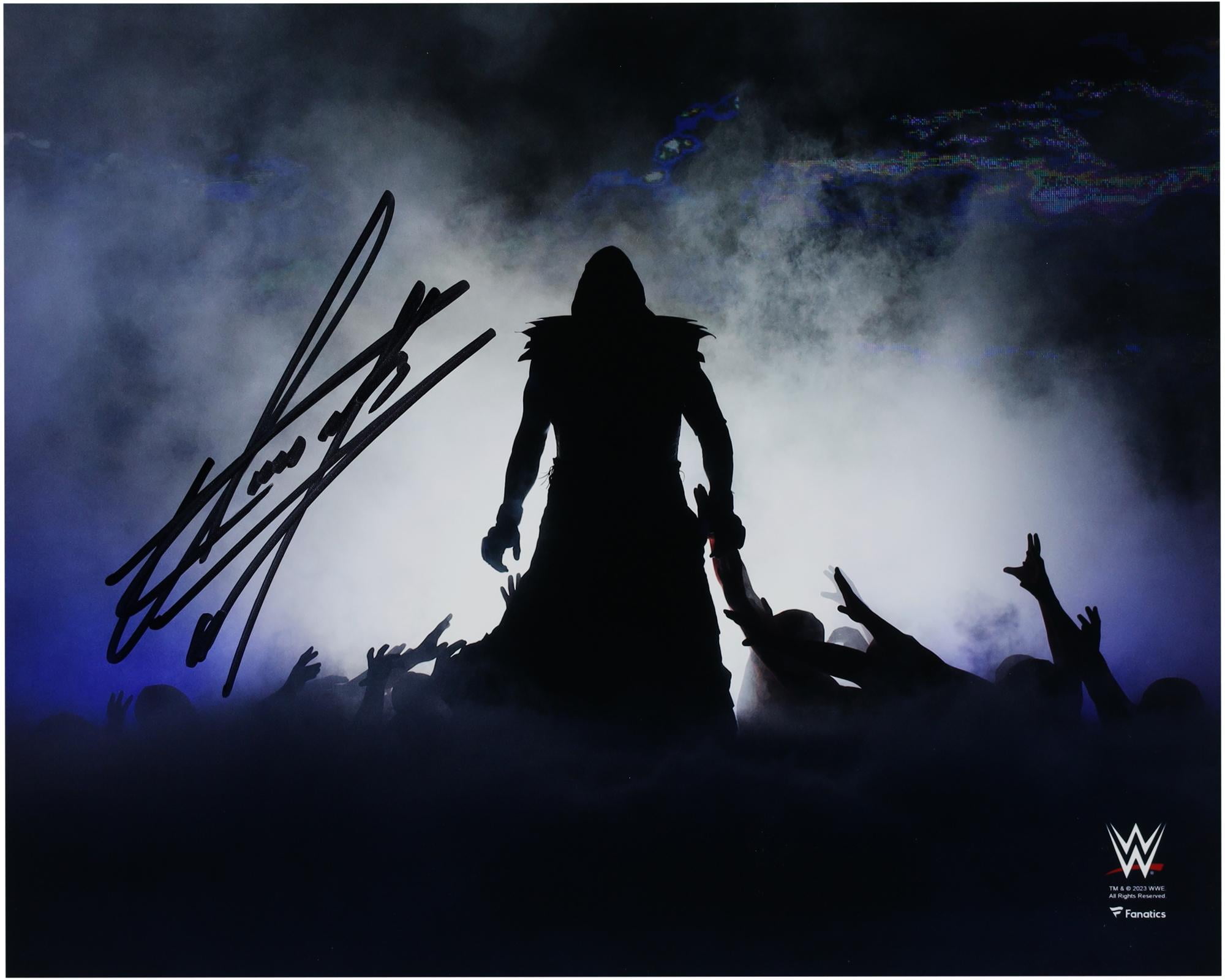 Undertaker WWE Autographed 8" x 10" WrestleMania 29 Entrance Photograph ...