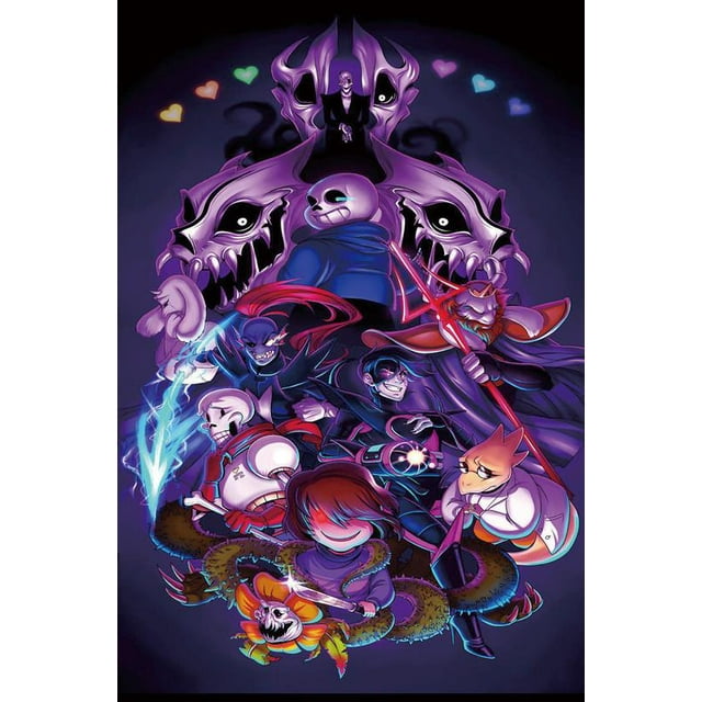 Undertale 02 Anime Wall Poster Bedroom living room wall decoration ...