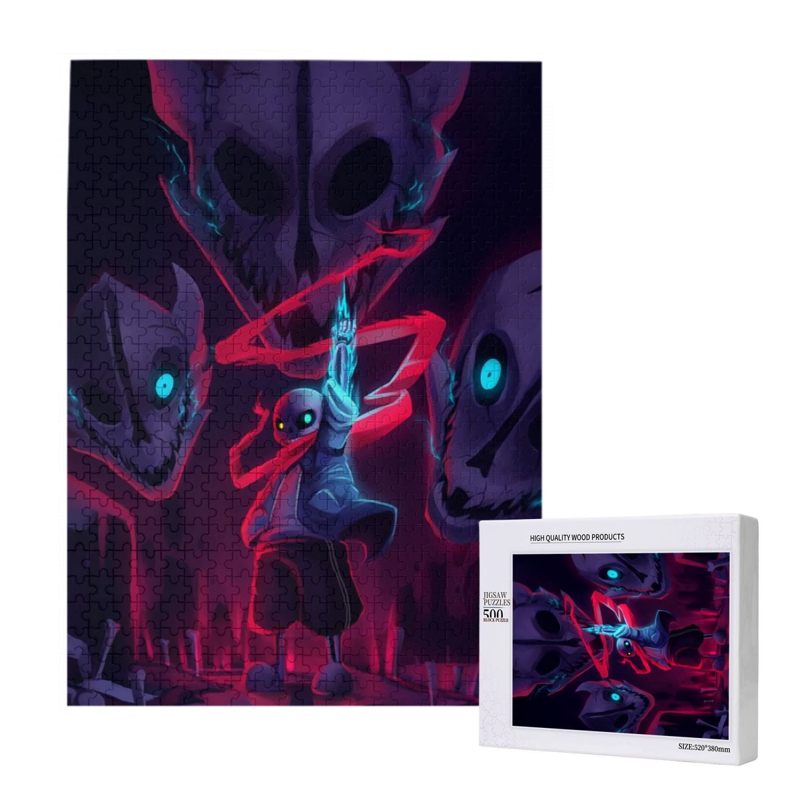 Undertale Anime Puzzles Boys Girls Teens 300/500/1000 Piece Wooden ...