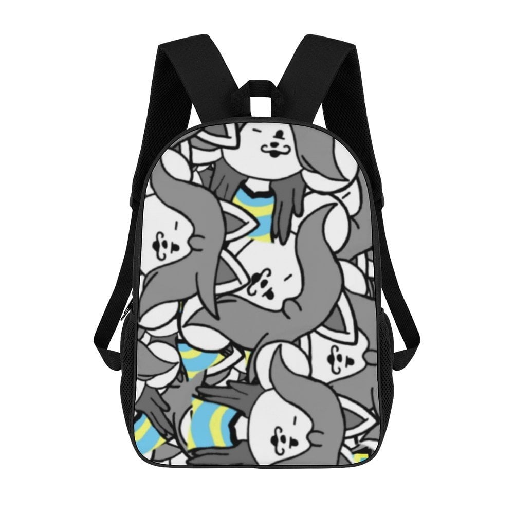 Undertale Backpack 17 Inch Shoulder Bag Sturdy Laptop Backpack Daypack ...
