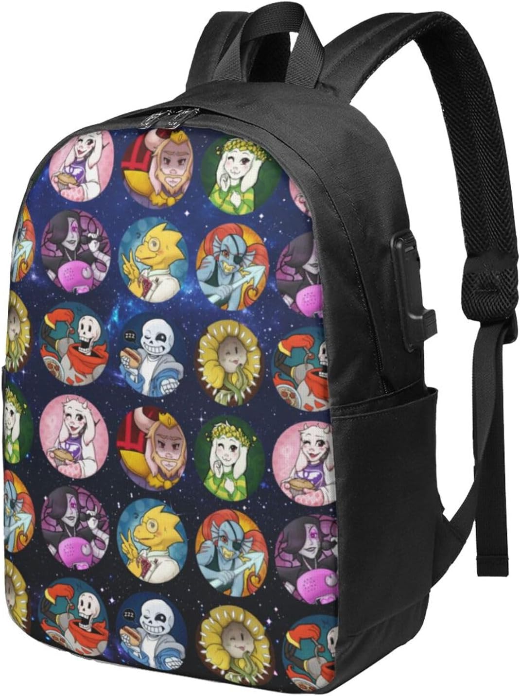 Undertale Backpack Men Women Computer Bag with USB Port Laptop Daypack ...