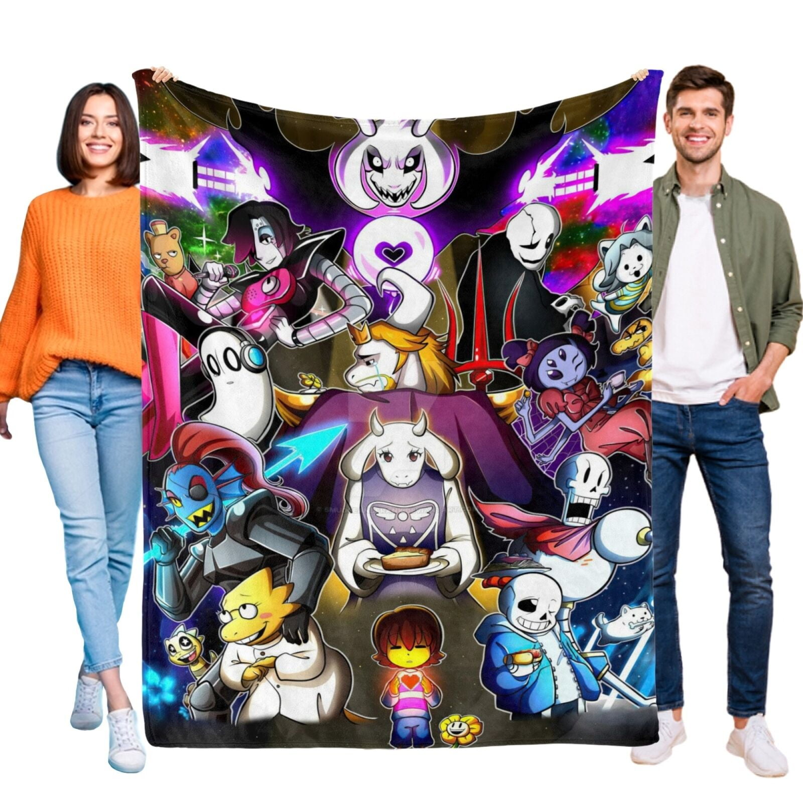 Undertale Blanket Flannel Soft Sofa Bed Couch Throw Birthday Gift ...