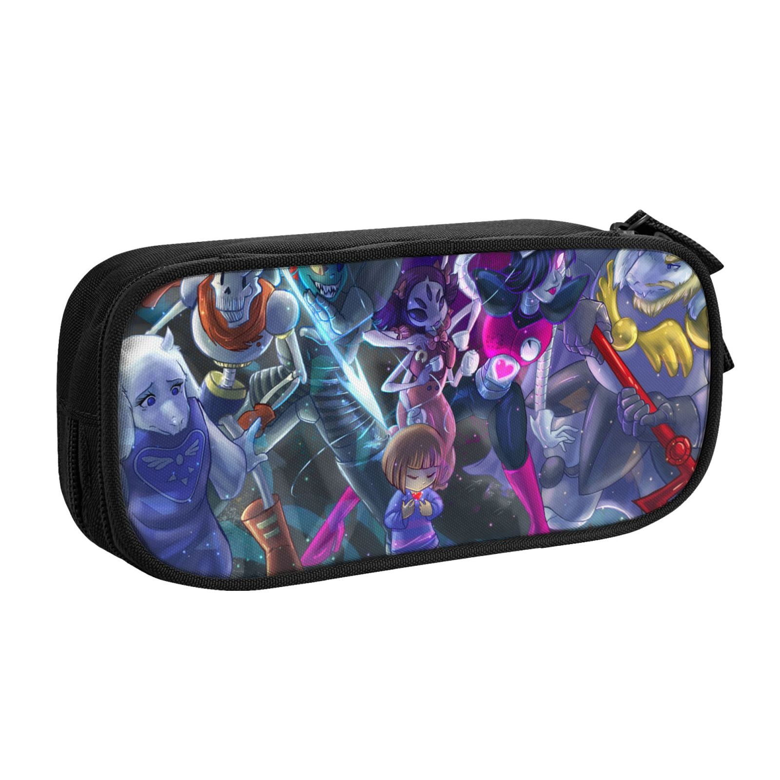 Undertale Character Pencil Case Large Capacity Pencilcase Double-layer ...