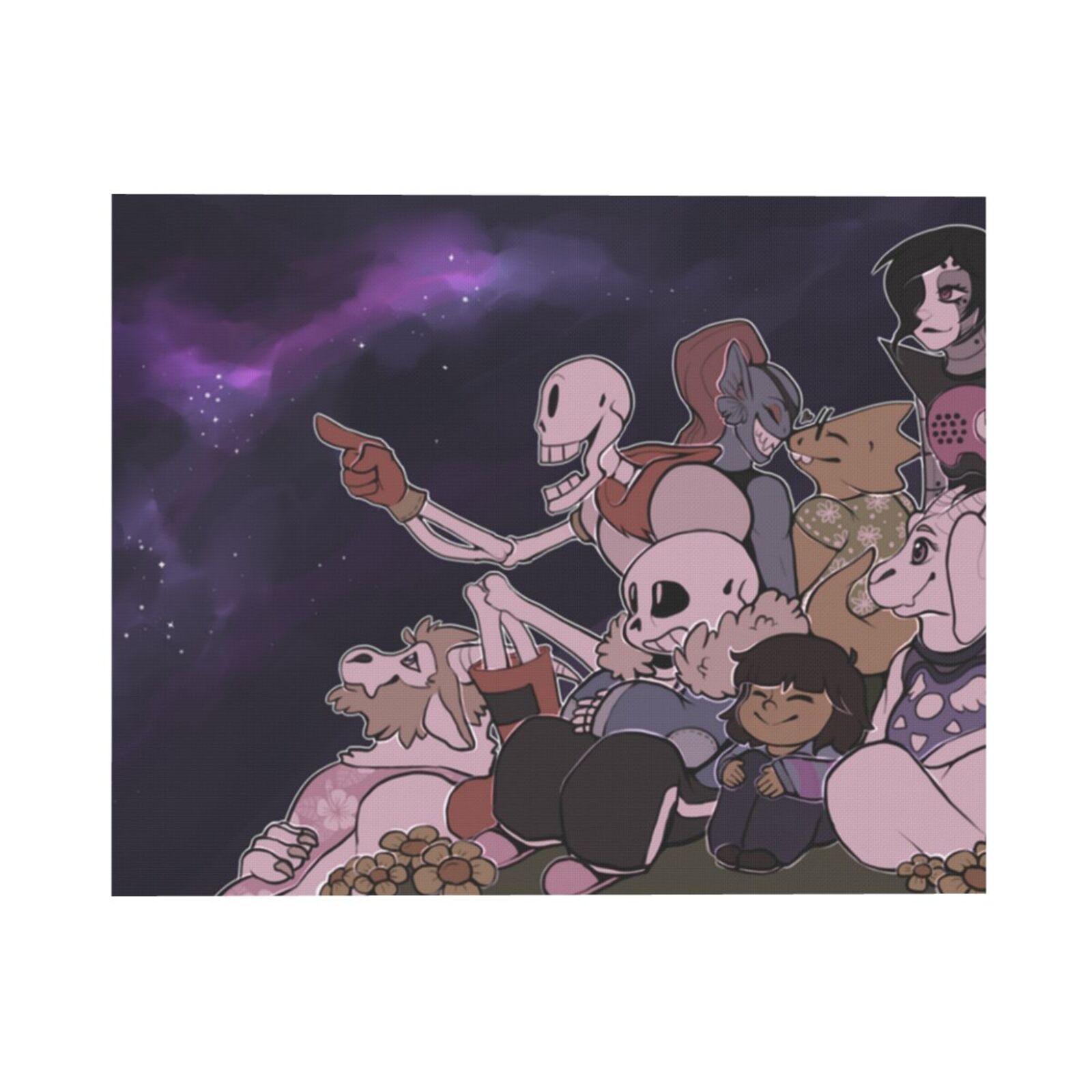 Undertale Characters Canvas Decorative Poster Gift Art Picture Painting ...