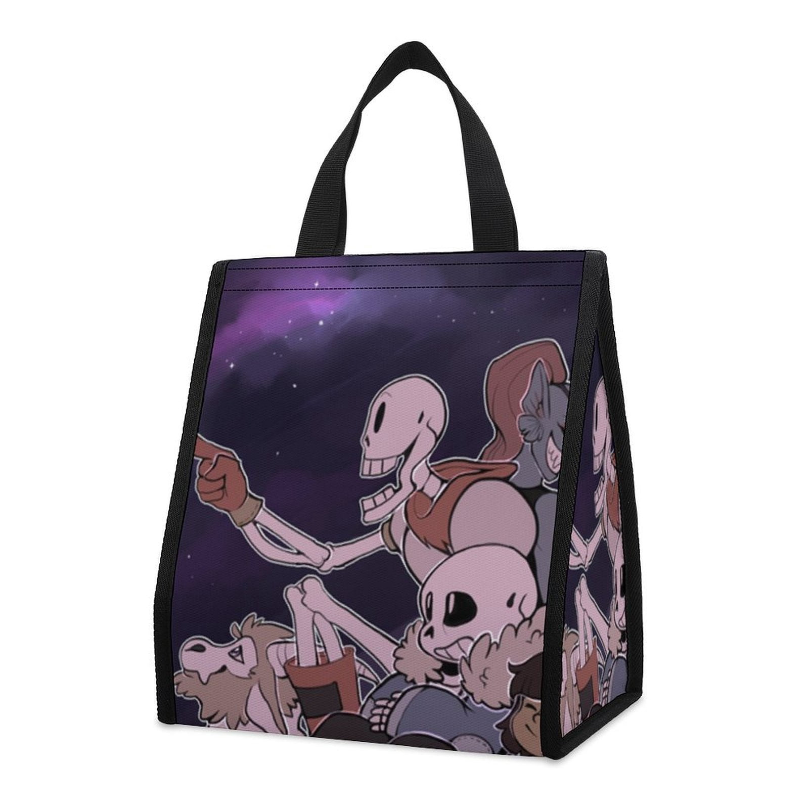 Undertale Characters Portable Lunch Bag Folding Insulated Lunchbag ...