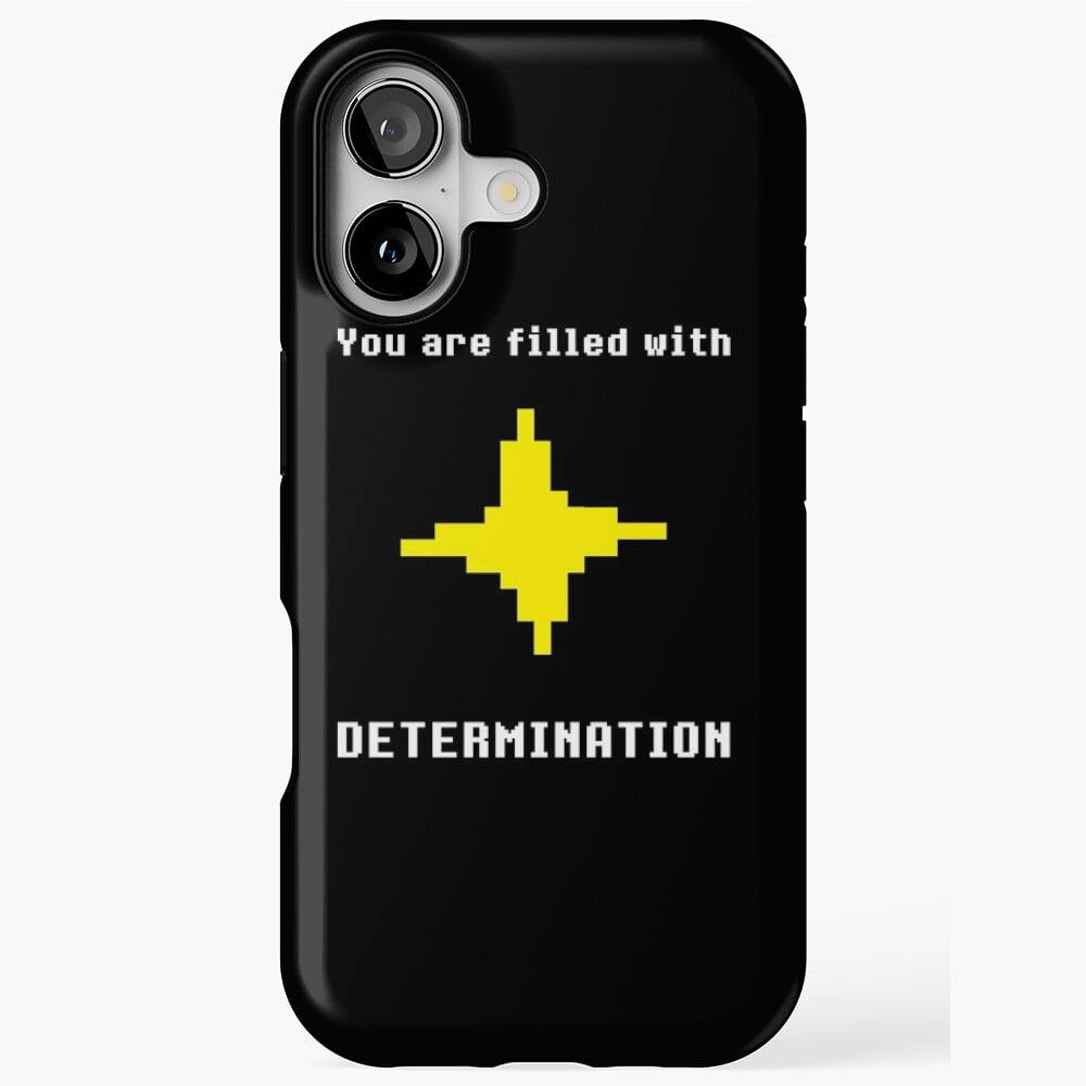 Undertale Determination Save Point Meme Case for iPhone 11 through 17 ...