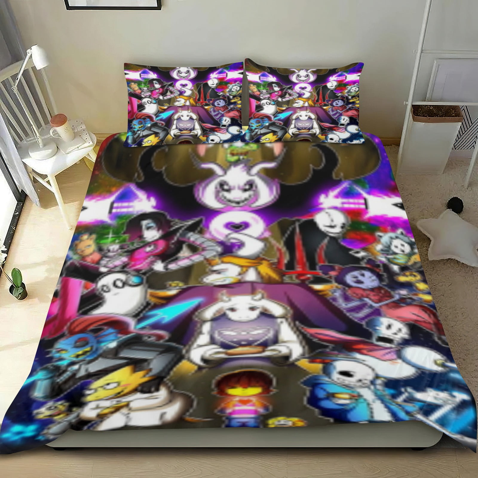 Undertale Down Duvet Cover Gift Full Size Cotton Bedding Set ...