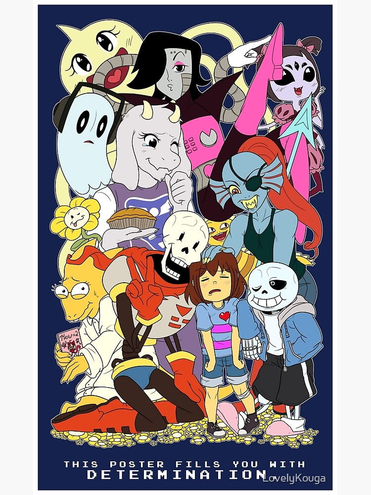 Undertale Fashion Art Decor Frame - Walmart.com