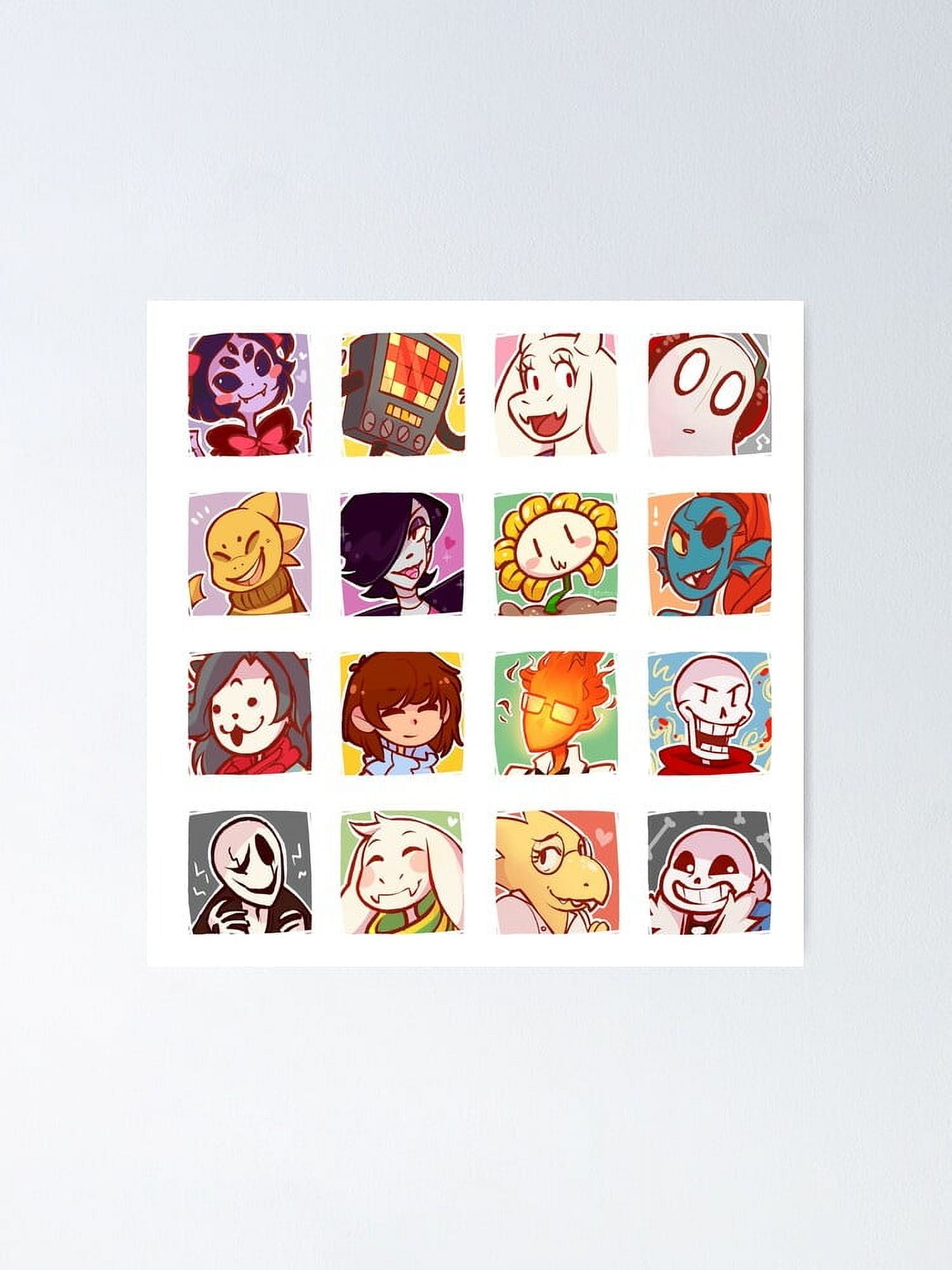 Undertale Fashion Art Decor Frame - Walmart.com