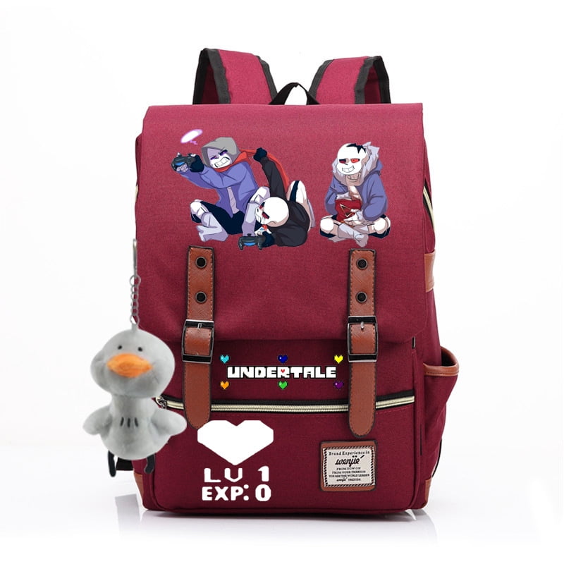 Undertale Flowey Sans Anime Backpacks Cartoon Laptop Backpack Daypack ...