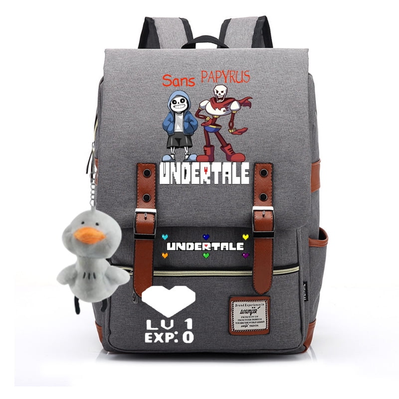 Undertale Flowey Sans Anime Backpacks Cartoon Laptop Backpack Daypack ...