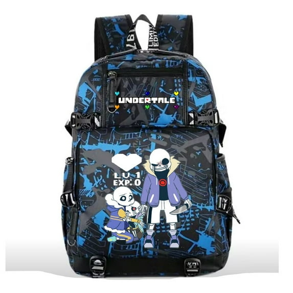 Undertale Flowey Sans Anime Backpacks Cartoon Laptop Backpack Daypack ...